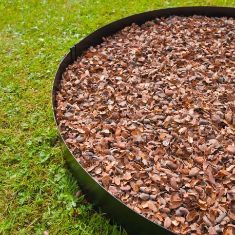 Bordure métal noir droite hauteur 10cm - Jardiprotec