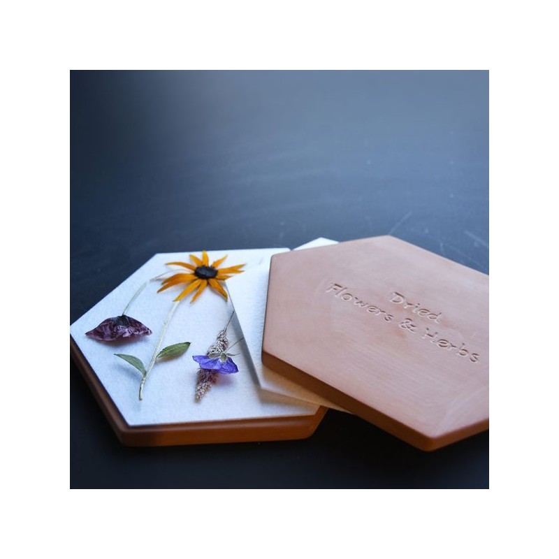 Presse fleurs en terre cuite pour séchage au micro-ondes - Jardiprotec