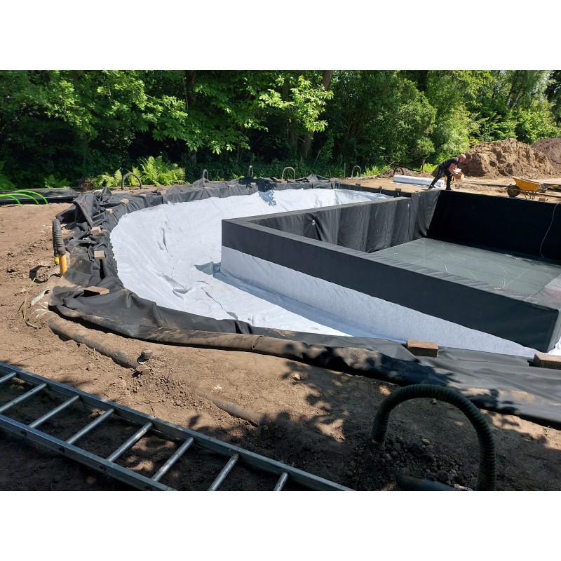 Membrane bache epdm 3D pour bassin naturel, de nage et SAUL - Jardiprotec
